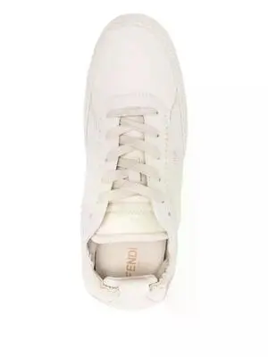 Fendi Calf Leather Lace-up Sneakers