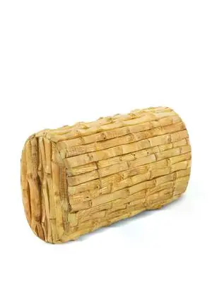Glorinha Paranagua Tania G Tassel Clutch - Neutrals