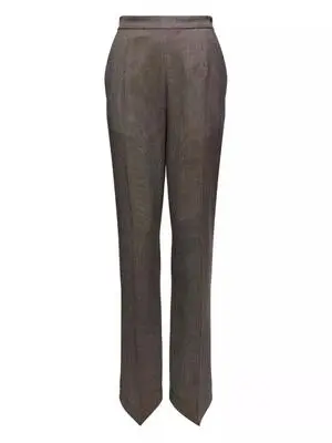 MAISON MARGIELA Virgin Wool Trousers - Brown