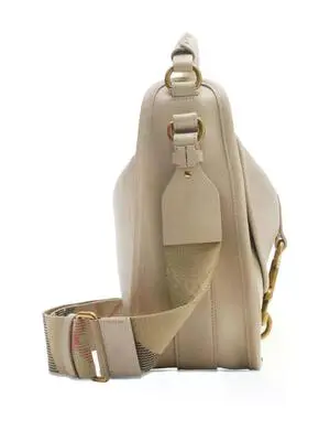 Burberry Small B Clip Messenger Bag In Grainy Calf Leather