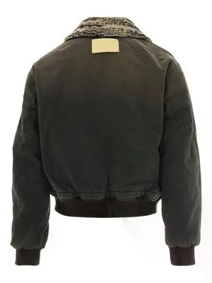 Axel Arigato Tweed-collar Cotton Bomber Jacket