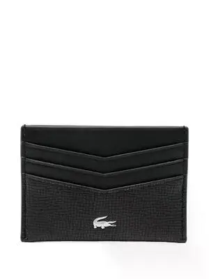 Lacoste Leather Card Holder - Black