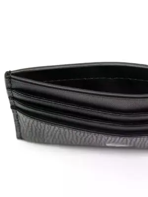 Lacoste Leather Card Holder - Black