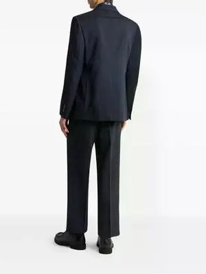 Etro Jacquard Wool Blazer - Blue