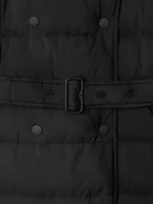 Burberry Long Nylon Hooded Puffer Coat