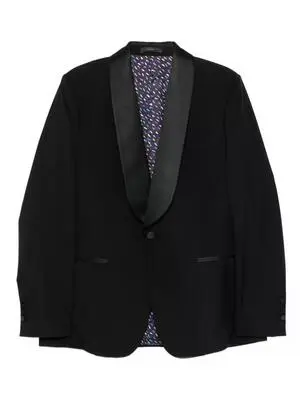 Paul Smith Shawl-lapels Wool-mohair Blend Dinner Jacket - Black