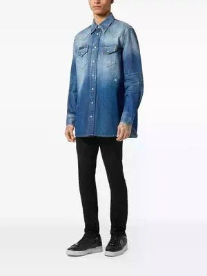 Philipp Plein Paint-splatter Shirt
