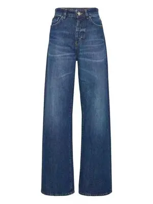 Philipp Plein Skater-fit Jeans With Shimmering Elements