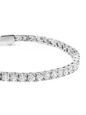 NIALAYA JEWELRY Tennis Bracelet With Zirconia Embellishments - Silver