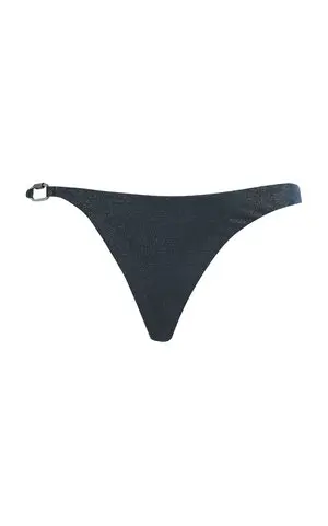 ZIAH Bikini Bottom With Metal Detail - Grey