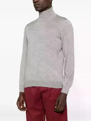 FILERIA Long-sleeve Turtleneck Sweater - Grey
