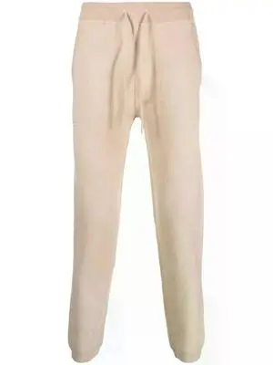 MC2 SAINT BARTH Drawstring Wool Track Pant - Neutrals