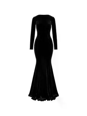 ROSERRY Rosarry Melbourne Mock-neck Long-sleeve Maxi Dress