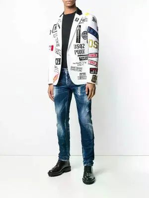 Dsquared2 Clement Distressed Skinny Jeans