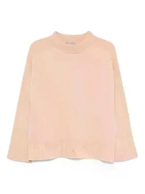 D.exterior Beige Wool-blend Crew Neck Sweater - Neutrals
