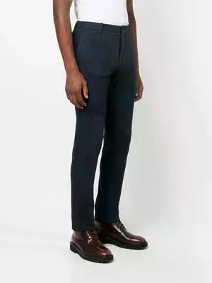 Incotex Check Pattern Straight-leg Trousers