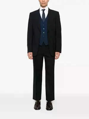 Gucci Logo Band Wool Trousers