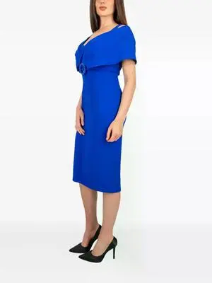 ALLURE Embellished Belted Dress