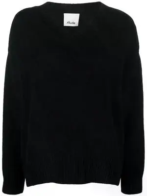 ALLUDE V-neck Cashmere Jumper
