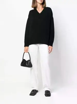 ALLUDE V-neck Cashmere Jumper