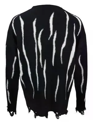 HACULLA. Face-print Distressed Jumper