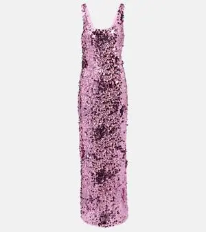 Simkhai Bex Sequined Gown - Pink