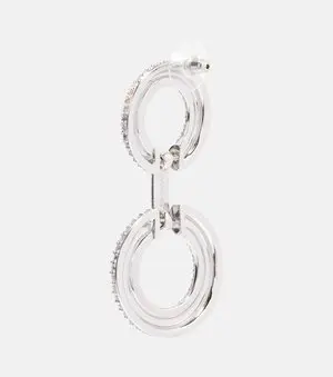 SELF-PORTRAIT Crystal-embellished Drop Earrings