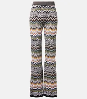 Missoni Zigzag High-rise Flared Trousers - Multicoloured