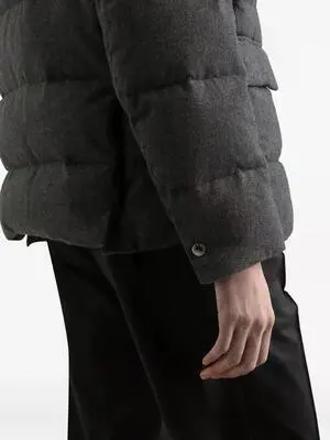 Dolce & Gabbana Quilted Down Jacket With High Neck
