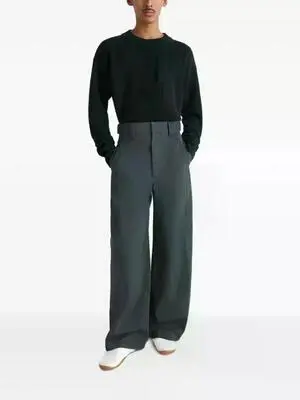 LEMAIRE Ribbed Wool Crewneck Sweatshirt