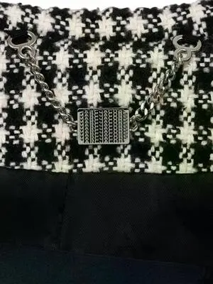 Marc Jacobs Gingham-tweed Jacket - Black