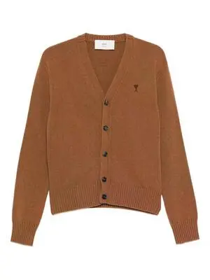 AMI Paris V-neck Button Cardigan