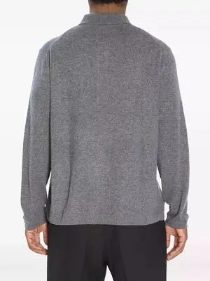 LISA YANG Emil Cashmere Polo Shirt - Grey