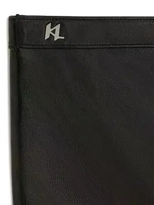 Karl Lagerfeld K/monogram Leather Gloves