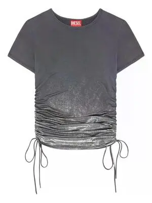 DIESEL® Metallic Detail Cinched Top - Grey