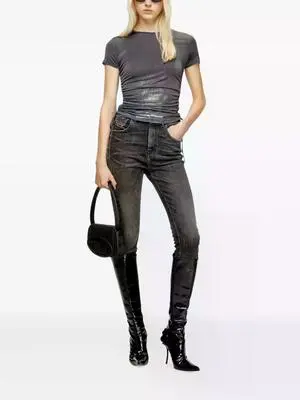DIESEL® Metallic Detail Cinched Top - Grey