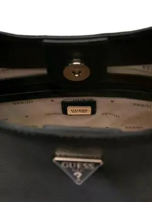 Guess Textured Leather Shoulder Bag