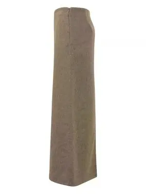 Brunello Cucinelli Wool-blend Midi Pencil Skirt