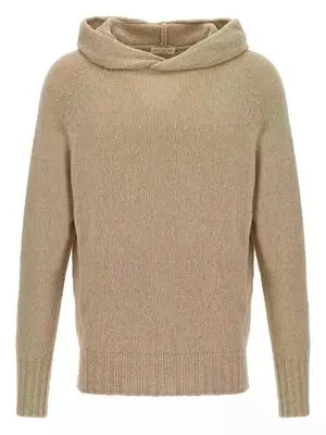 MA'RY'YA Hooded Side-split Sweater