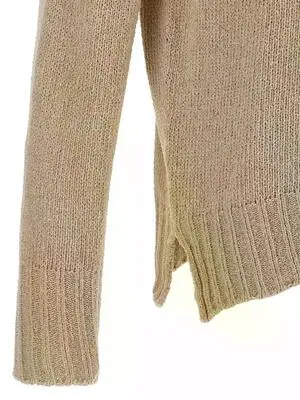 MA'RY'YA Hooded Side-split Sweater