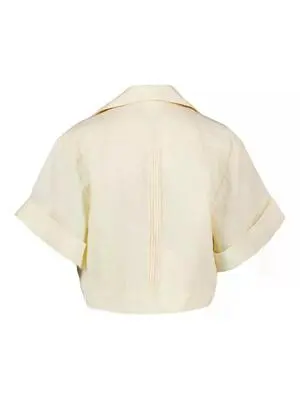Johanna Ortiz Pleated-panel Short-sleeve Shirt
