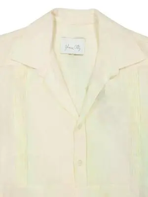 Johanna Ortiz Pleated-panel Short-sleeve Shirt