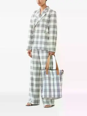 Baum Und Pferdgarten Pleated Check Trousers