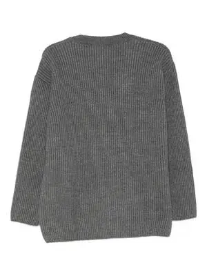 MSGM Ribbed-knit Button Cardigan