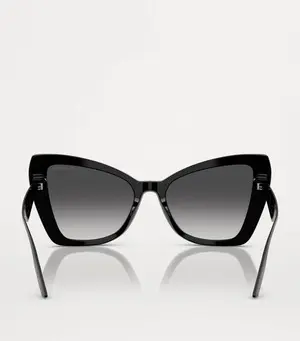 Dolce & Gabbana Acetate Cat Eye Sunglasses With Lace Detail