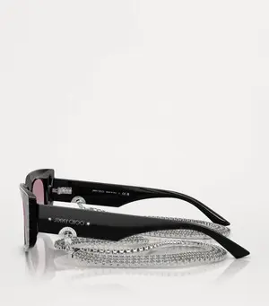 JIMMY CHOO Studded Acetate Sunglasses