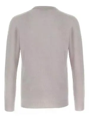 ROBERTO COLLINA Crew Neck Long Sleeve Knit - Grey