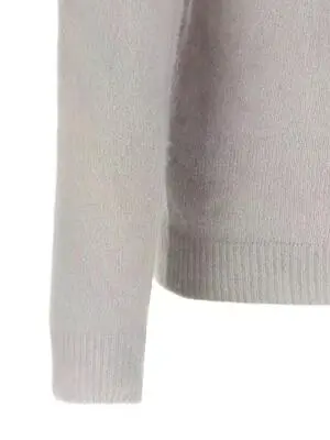 ROBERTO COLLINA Crew Neck Long Sleeve Knit - Grey