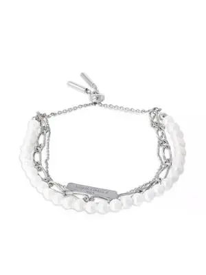 PANCONESI Sterling Freshwater Pearl Embellished Bracelet - Silver