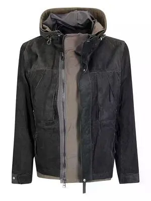 Sacai Corduroy Hooded Blouson - Black